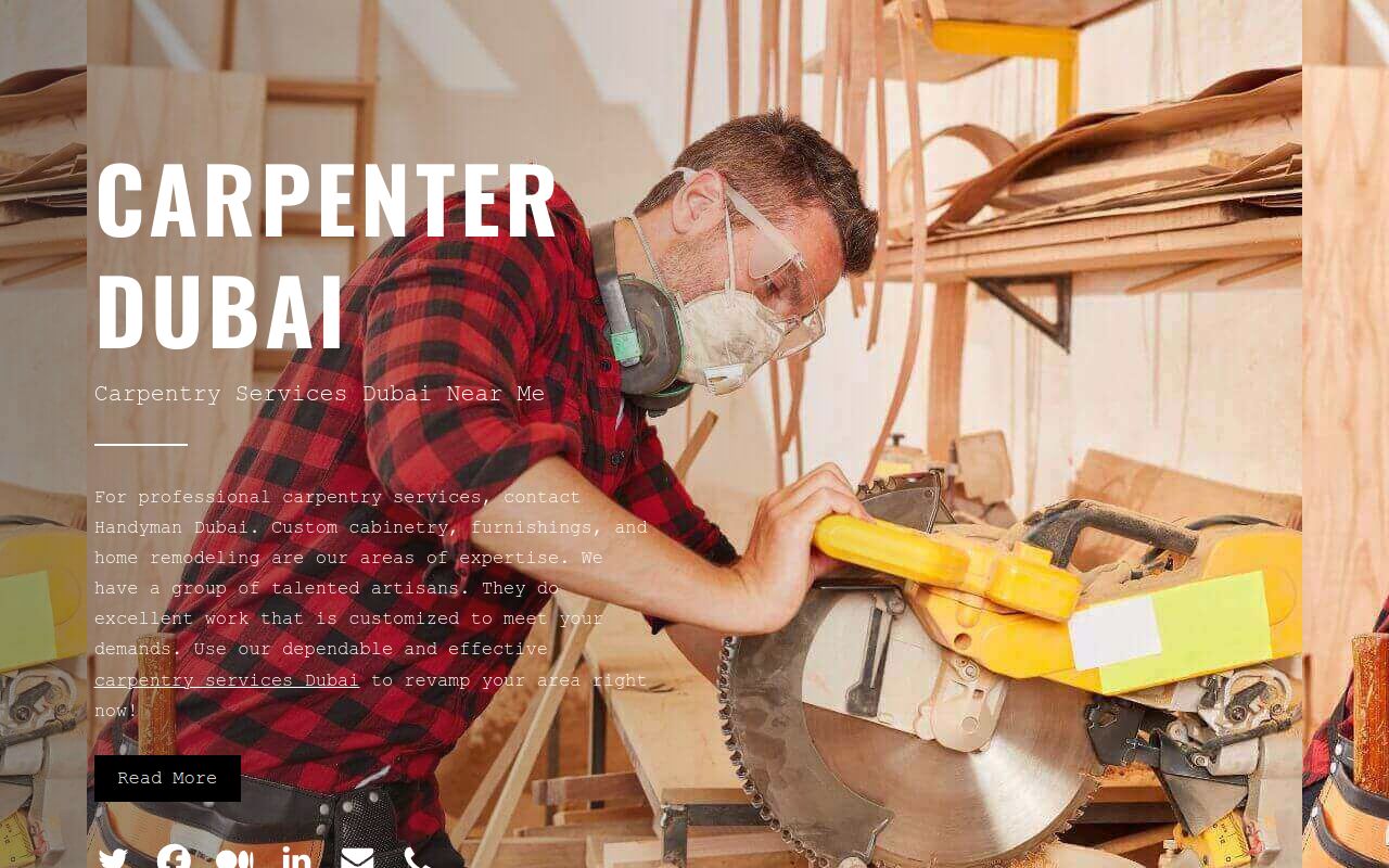 Carpenter Dubai - Expert Carpentry Services Available